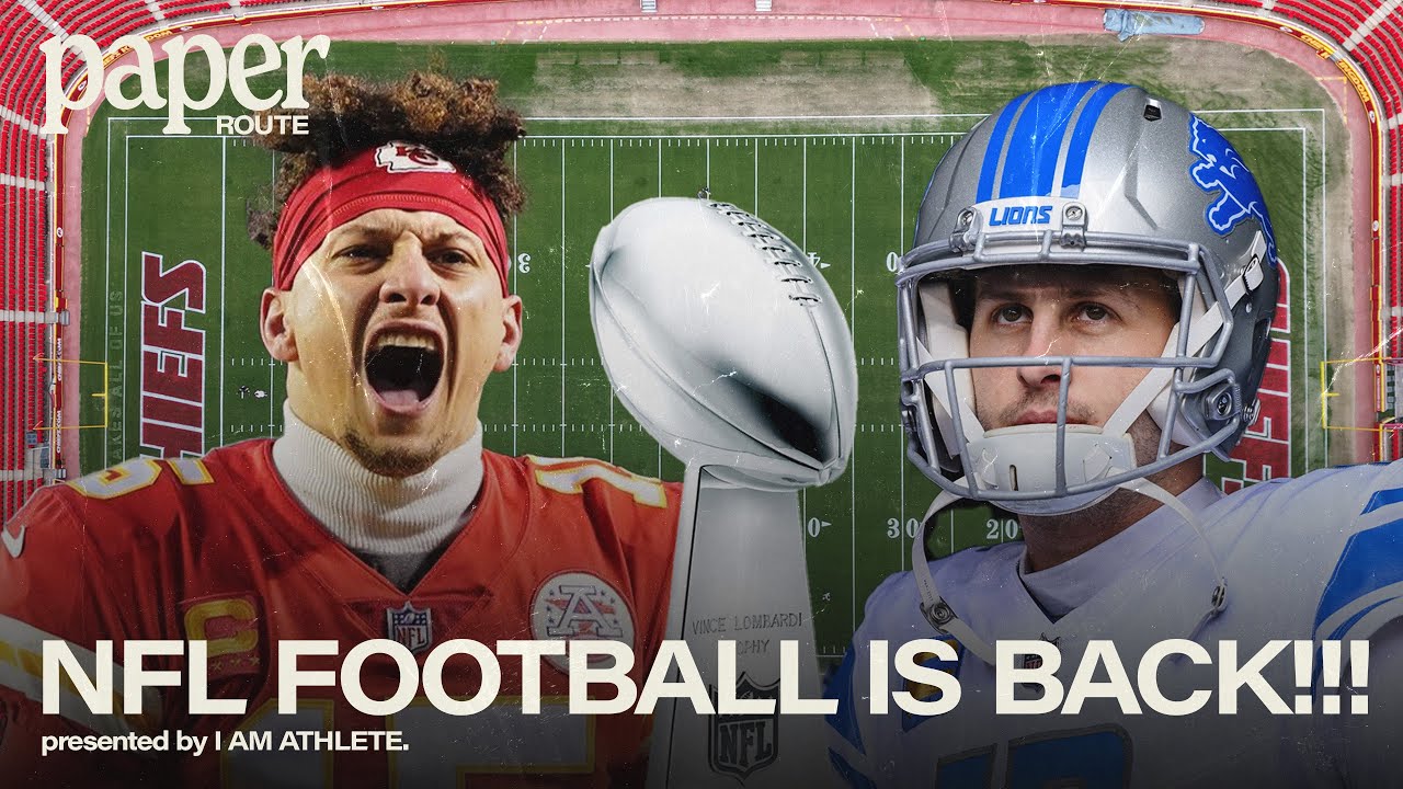 NFL FOOTBALL IS OFFICIALLY BACK!!! | PAPER ROUTE - YouTube