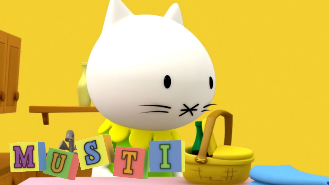 🐰 Musti English 🐰 Episodes 16-20 Compilation | Cartoon for Kids - YouTube