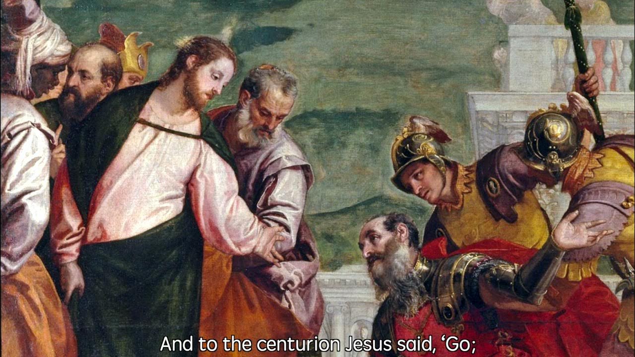 Matthew [8:5-17] Jesus Heals a Centurion’s Servant, Jesus Heals Many at ...