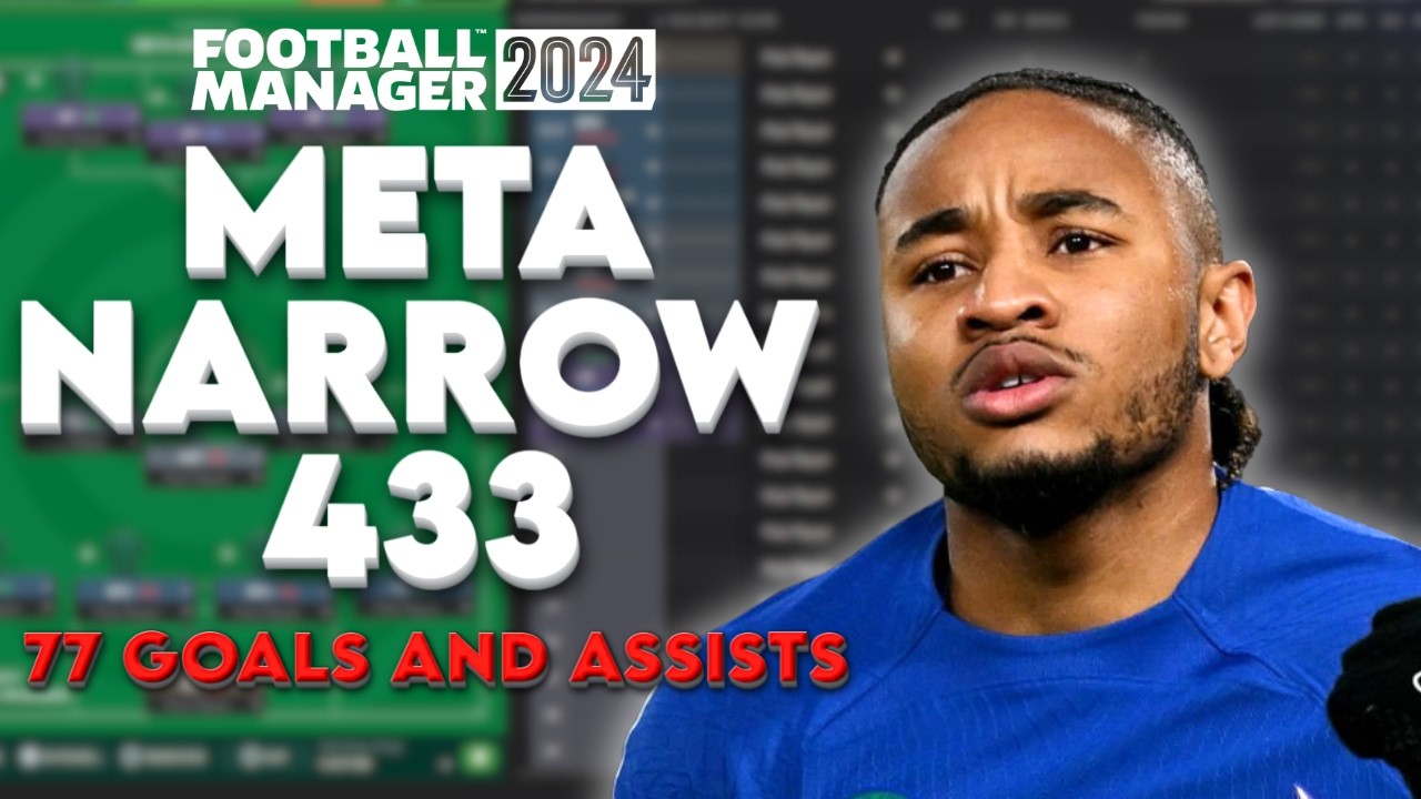 This META Narrow 433 Formation Will DOMINATE Football Manager 2024 ...