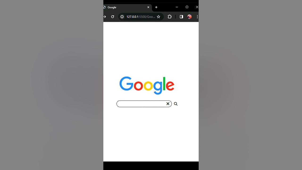 Creating My Own Google using JavaScript #shorts - YouTube