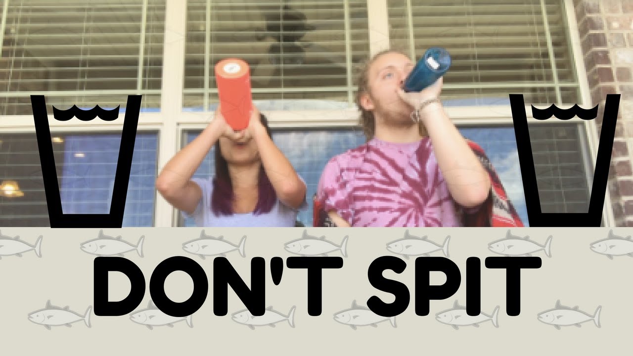 TRY NOT TO SPIT *CHALLENGE* - YouTube