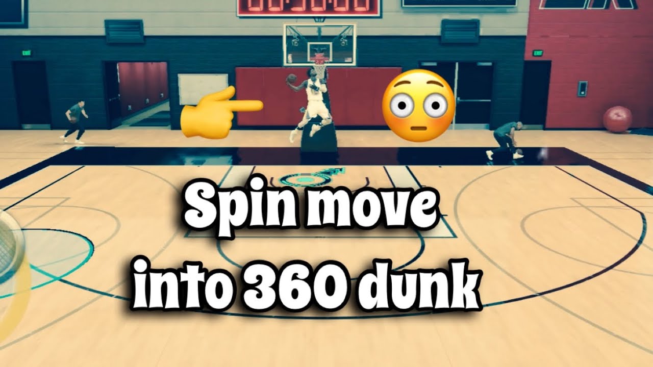 Nba 2k Mobile Spin move into 360 dunk?! 🔥🥶 - YouTube