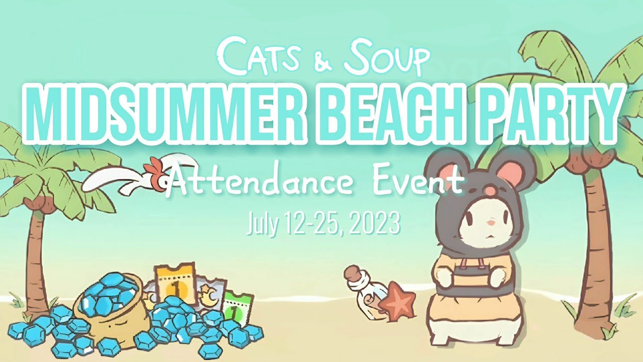 Midsummer Beach Party Attendance Event, wrapped! (+ the new costume set ...