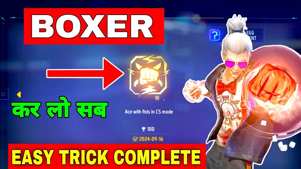 How to Complete Boxer achievement in free fire || Freefire boxer hidden ...