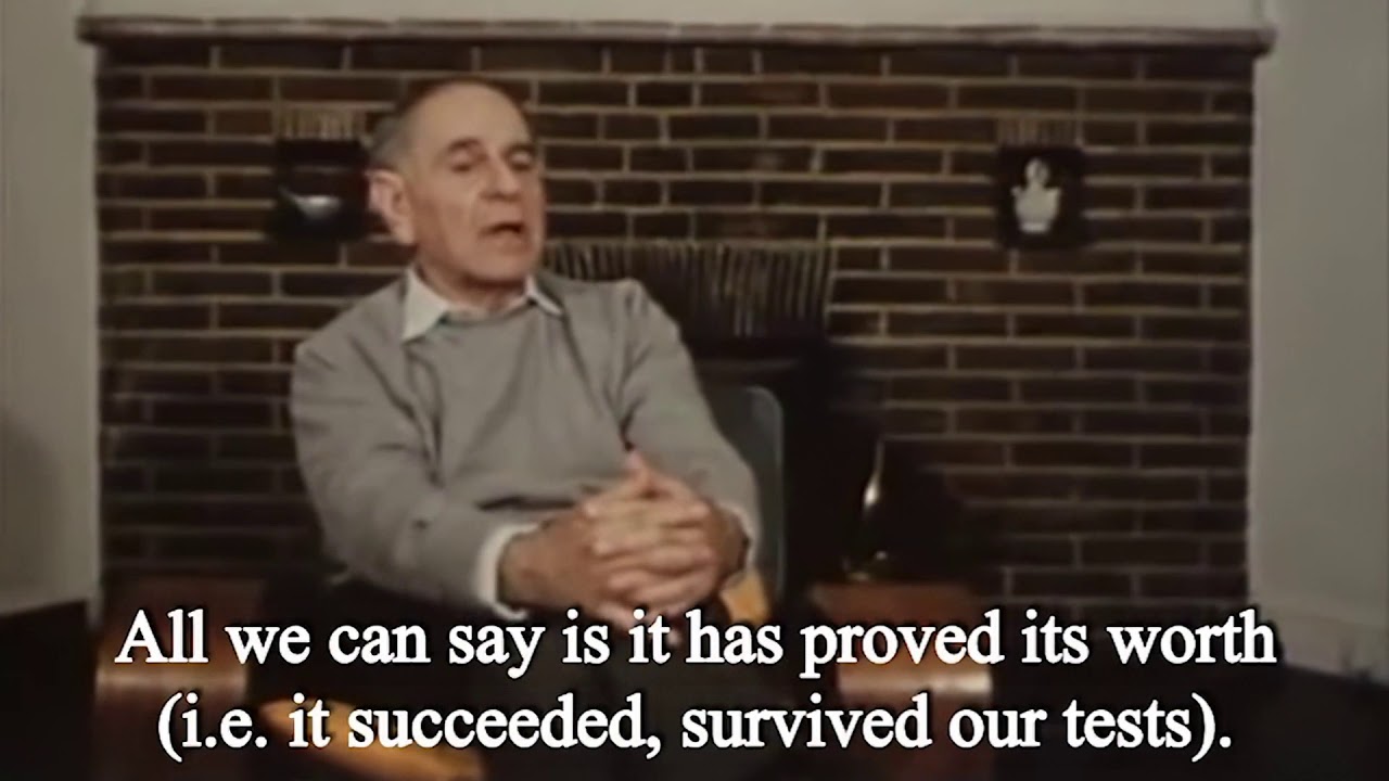 Karl Popper - "We don't have the truth in our pocket" - YouTube