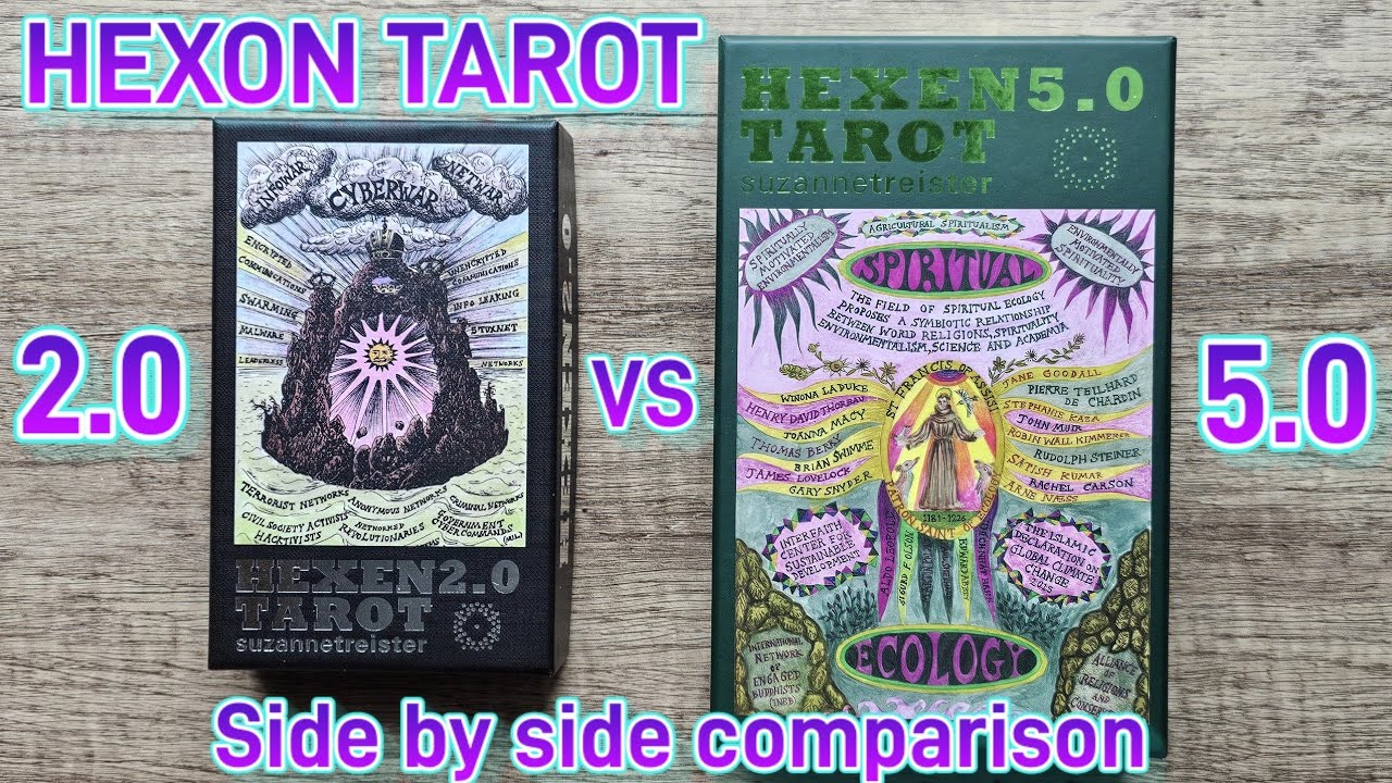 HEXON 2.0 TAROT & HEXON 5.0 TAROT NEW RELEASE Flip through side by side ...