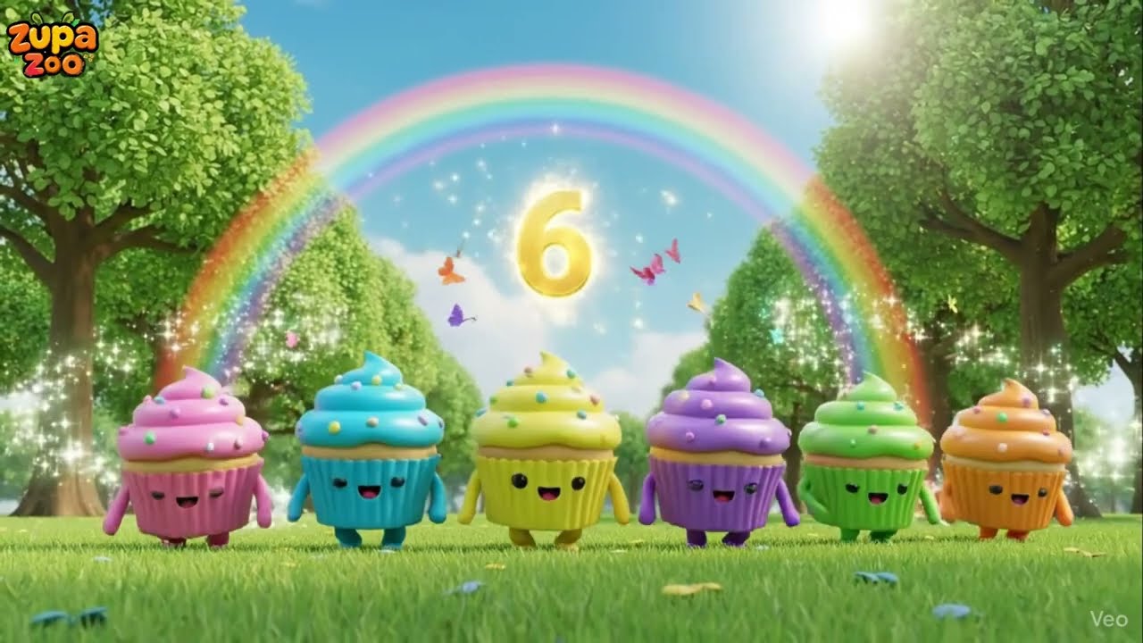 Cupcake Number Friends – Magical Counting Fun for Kids (1 to 10) 🎂🌈 ...