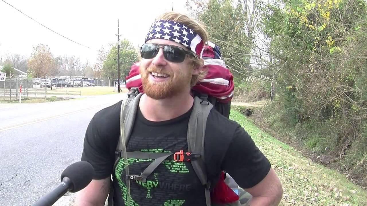 Austin Shirley, Walking Across Country for Vets - YouTube