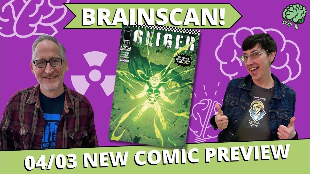 Brainscan 04/03 New Comic Day Geiger Rook Red Coat Ghost Machine Launch ...