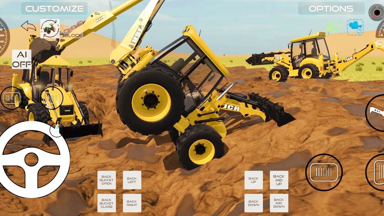 Heavy driving JCB ve two jcb 😱 #game #3danimation #3dgames #kidsvideo ...