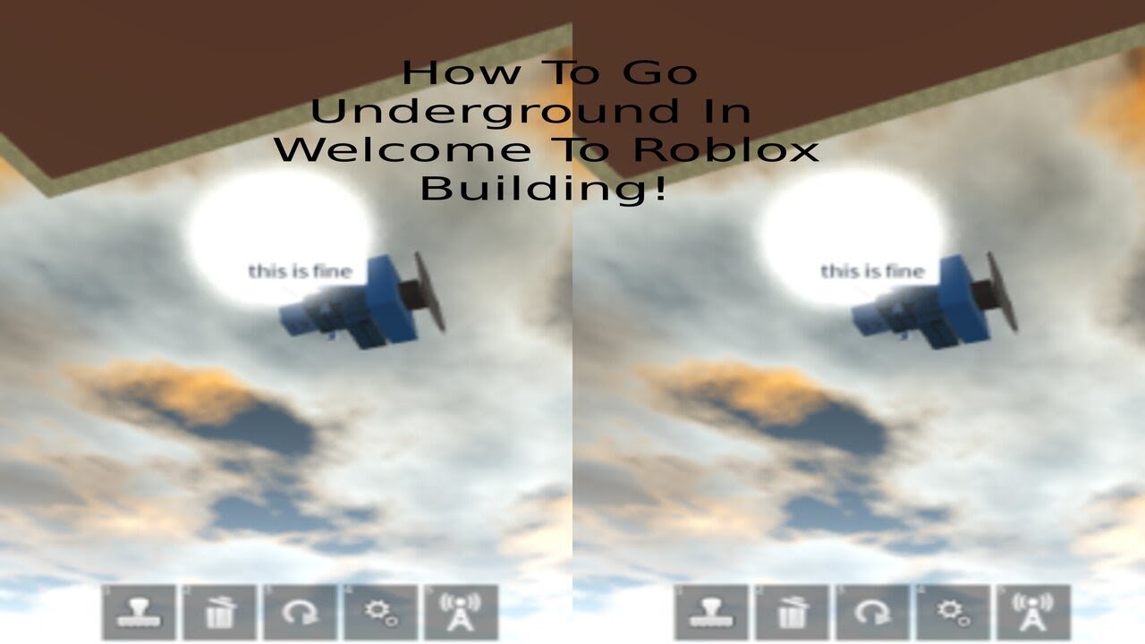 Welcome To ROBLOX Building: How To Go Underground (Tutorial) - YouTube