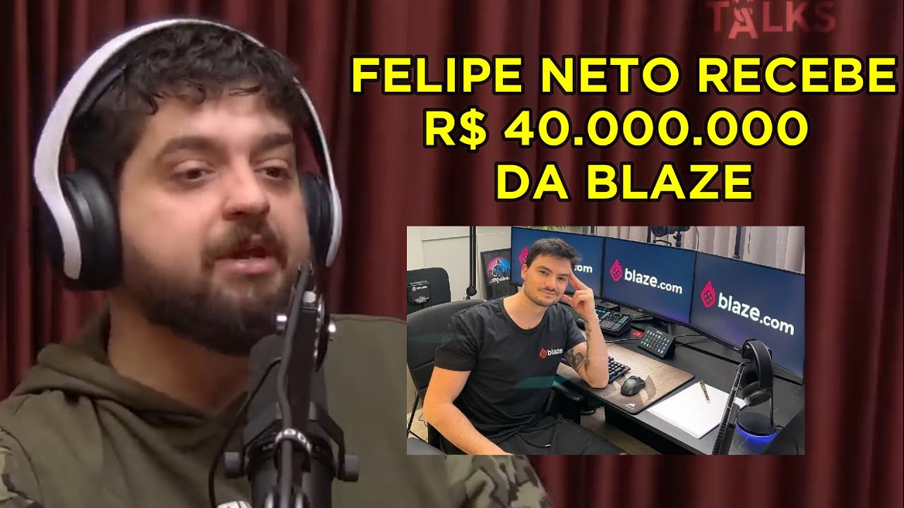MONARK FALA SOBRE CONTRATO DO FELIPE NETO COM A BLAZE - YouTube