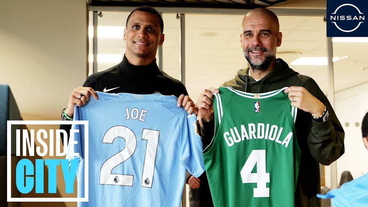 Pep Guardiola Meets Joe Mazzulla! | INSIDE CITY 457 - YouTube