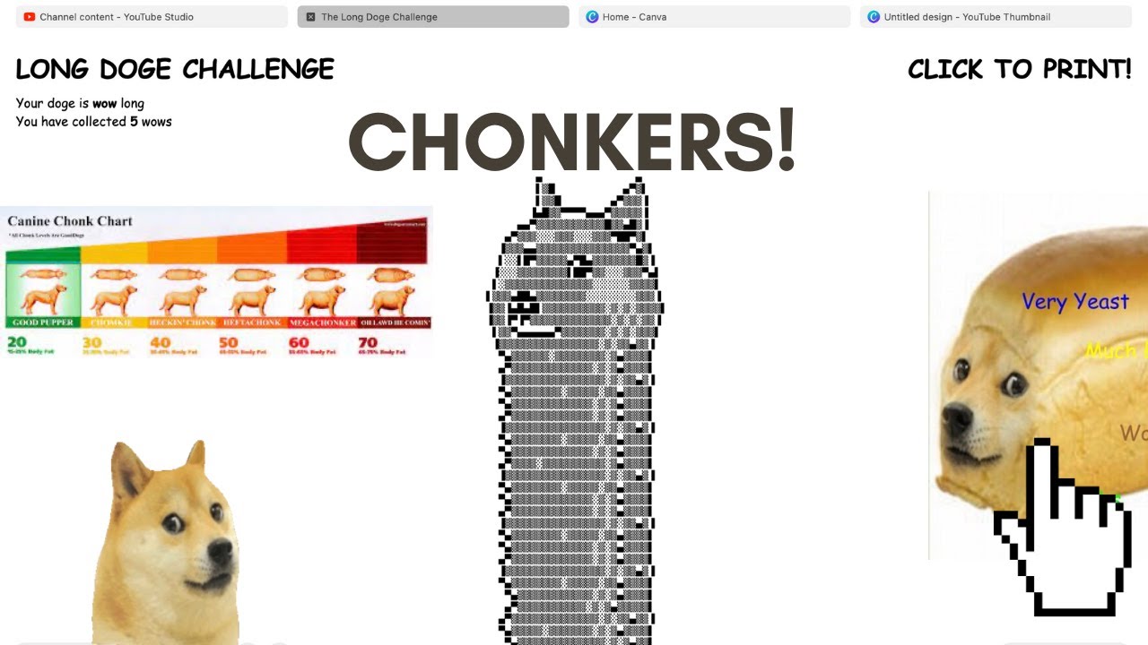 Watch My Computer Die While (slowly) Playing "Long Doge Challenge" For ...