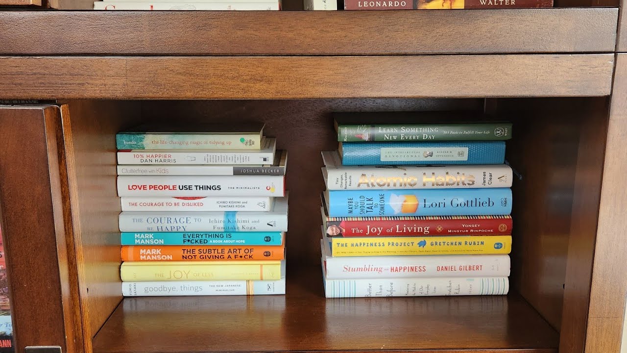 Read Non-fiction Library Tour! My favorite books to Reread! - YouTube