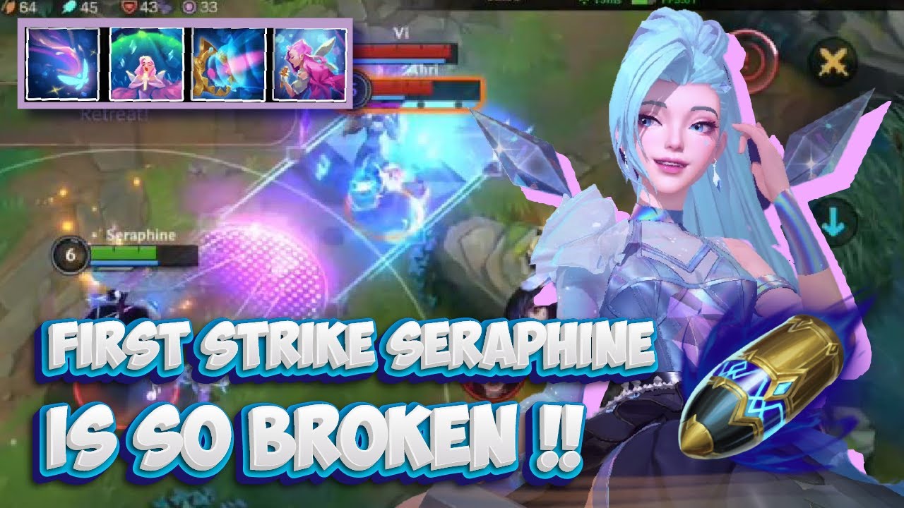 FIRST STRIKE MIDLANE SERAPHINE IS OP !! / WILD RIFT (BUILD + RUNES ...