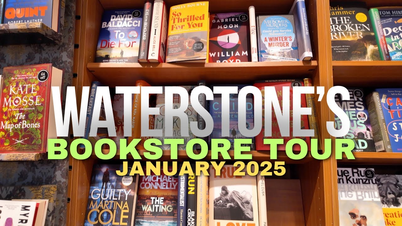 Waterstone's Bookstore Tour - Best New Releases This January - YouTube