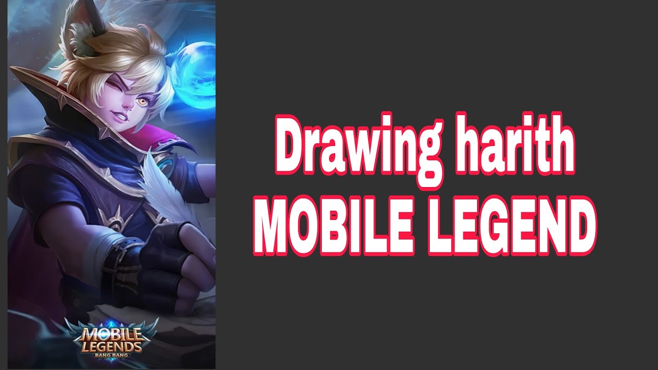 Drawing harith from mobile legend | speed drawing - YouTube