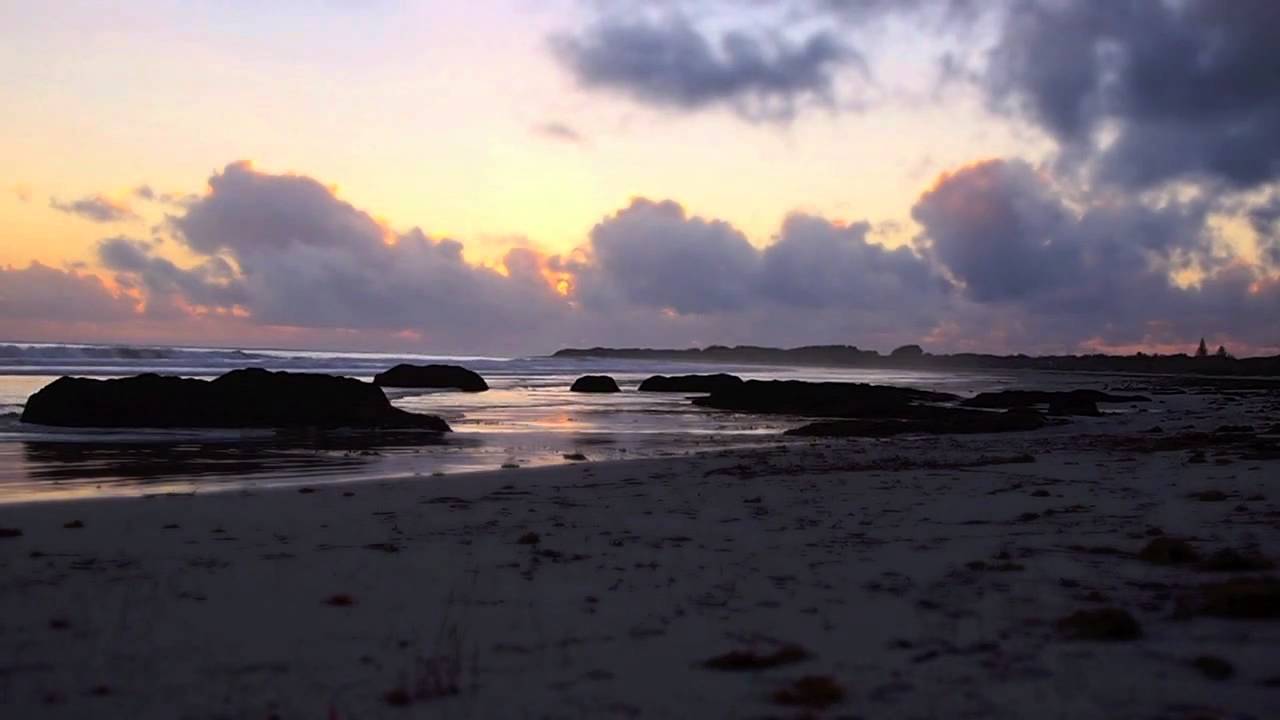 Tarcoola Beach Sunset and Surf Timelapse EPL-1 - YouTube