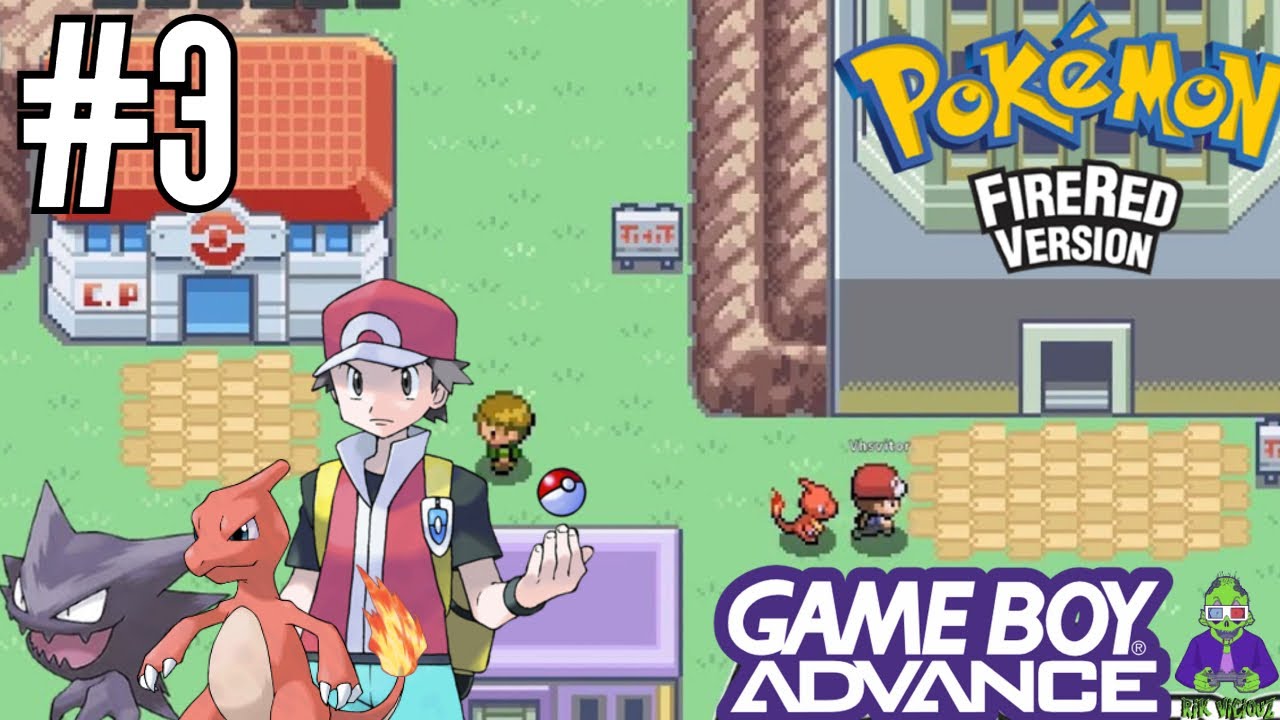 Pokémon FireRed (3° Gen) - Nintendo Game Boy Advance Full Game Longplay ...