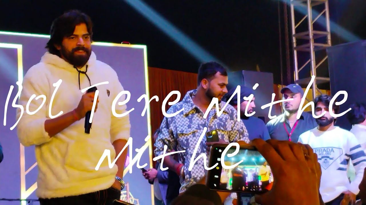 Bol Tere Mithe Mithe _Masoom_Sharma live show behal (Masoom Sharma live ...