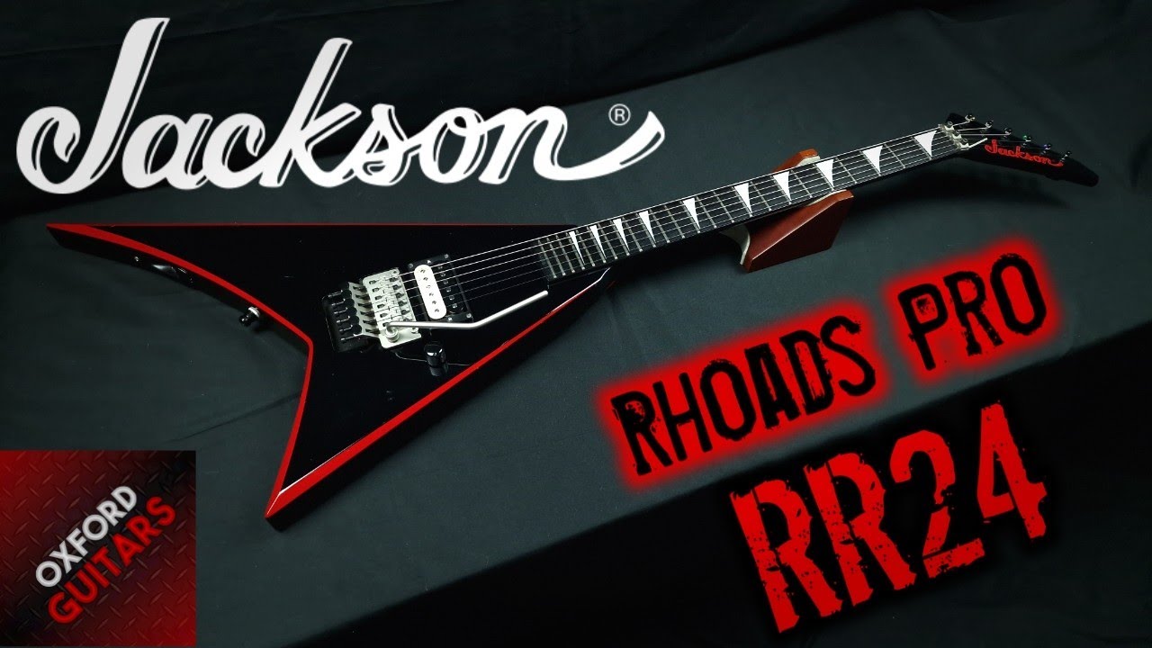 Jackson Pro Series RR24 Rhoads Black with Blood Red Bevels 2009 Made in ...