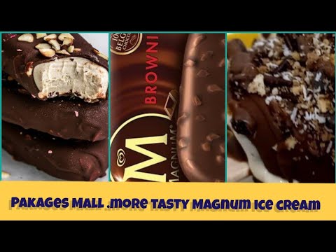 magnum ice cream eating/magnum ice cream emporium#icecream #yummy # ...