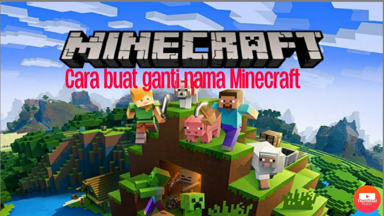 Cara untuk mengganti nama di Minecraft maaf kalo terlalu Sok - YouTube
