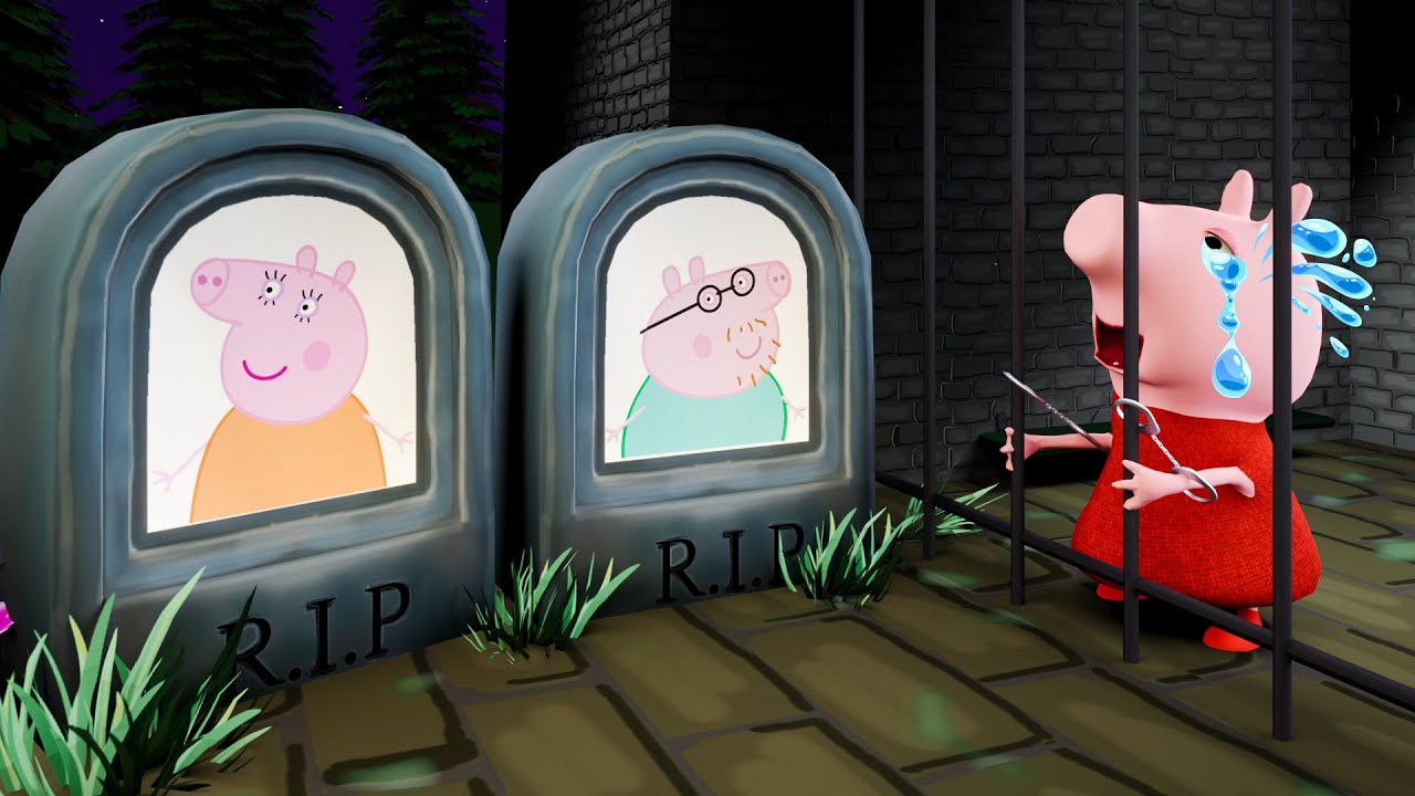 Daddy pig, Mom pig please come back!! Peppa Pig is so scared!! Peppa ...