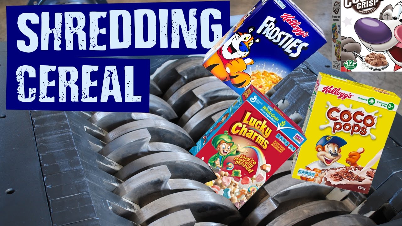 Shredding Cereal - Shredding Stuff #30 - YouTube