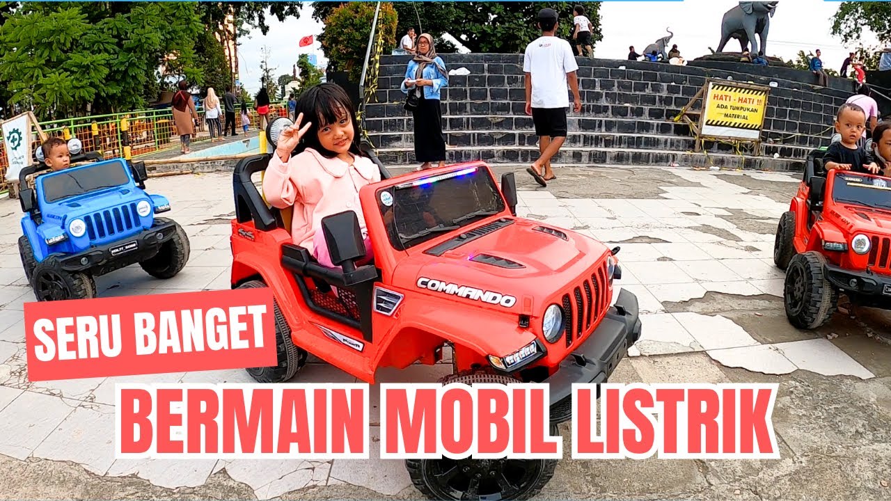 KALILA JALAN - JALAN DAN MENCOBA ANEKA PERMAINAN | MAIN MOBIL - MOBILAN ...