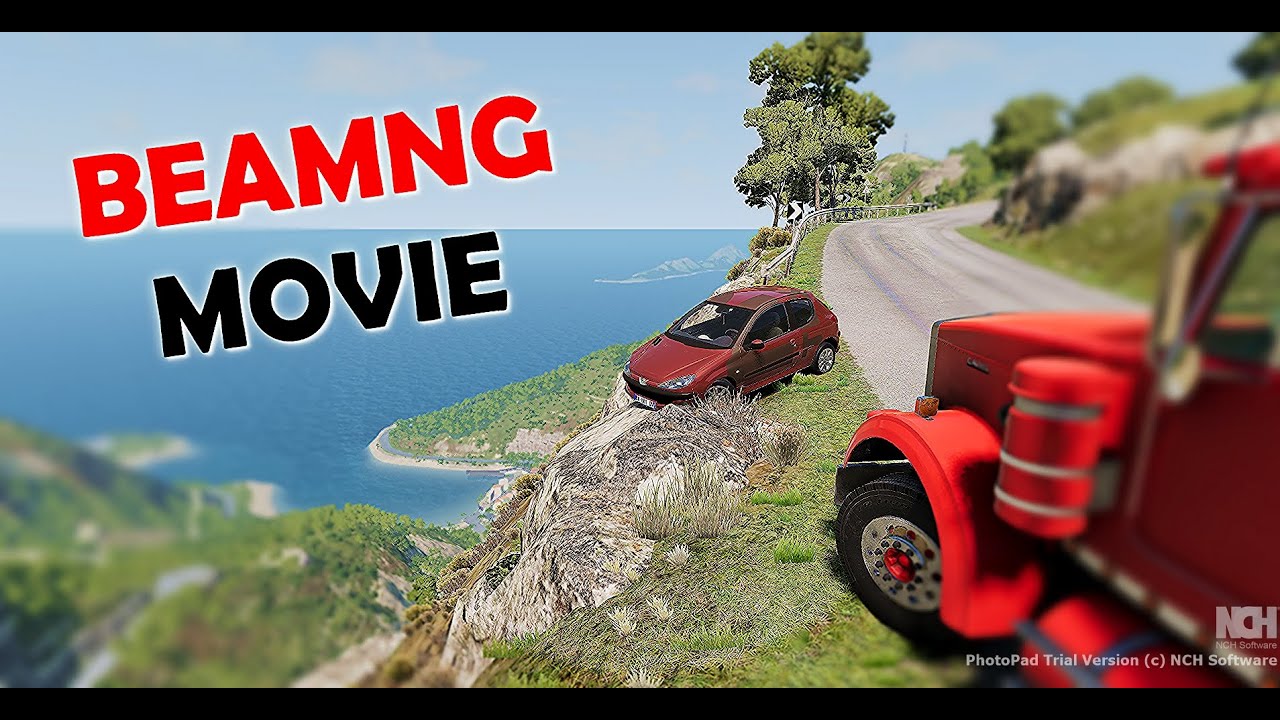 BEAMNG Drive Movie, SHOCKING ENDING!! Truck and pedestrian Crash and ...