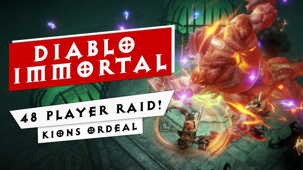 48 Player Raid! - Kion's Ordeal - Diablo Immortal Beta Gameplay - YouTube
