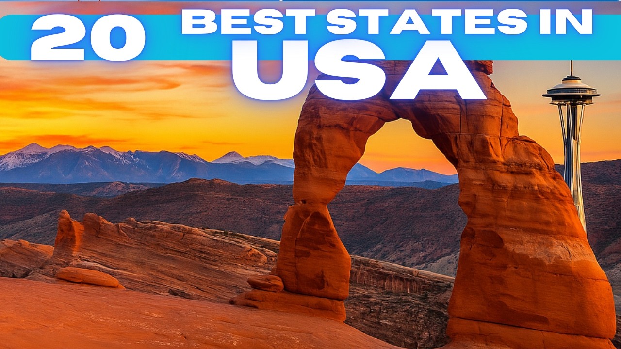 Best States to Travel in USA 2025 4K - YouTube