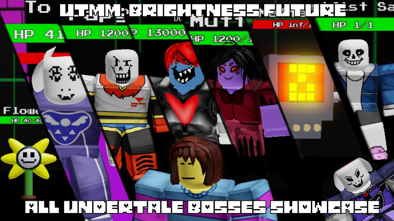 UTMM: Brightness Future // All Undertale boss fight // Roblox - YouTube