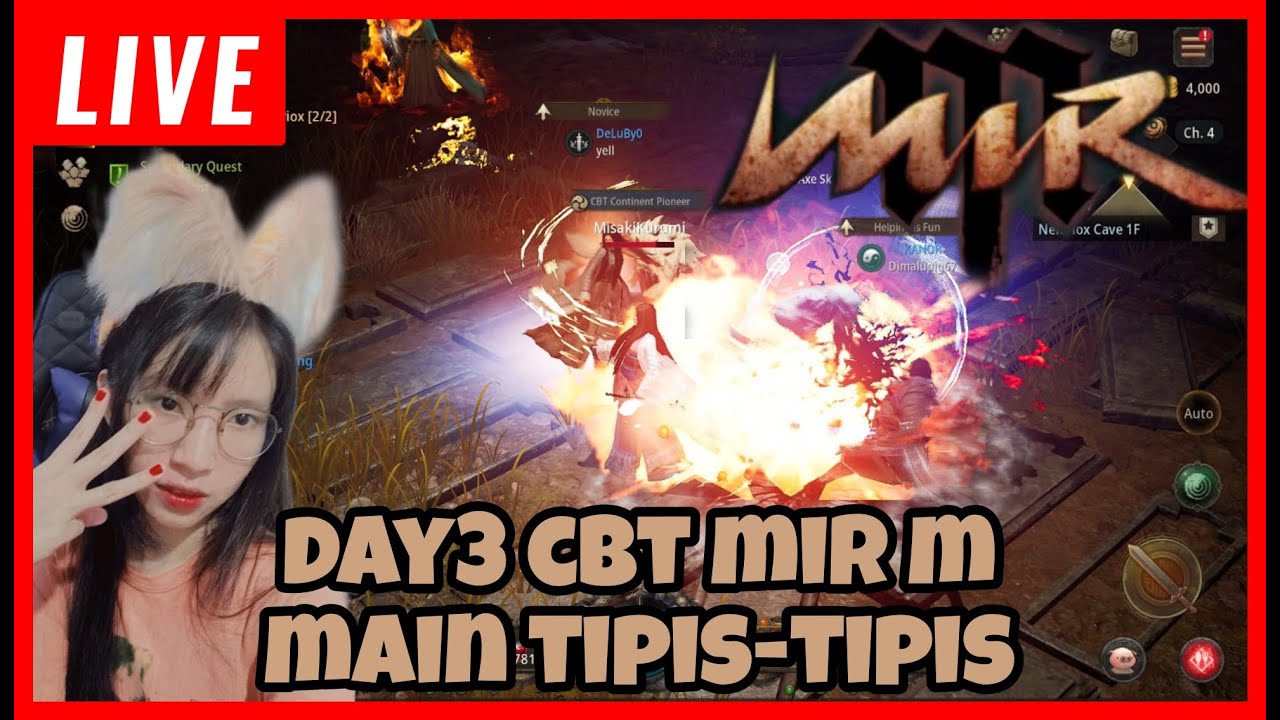 LIVE MIR M DAY 3 CBT GAMEPLAY - YouTube