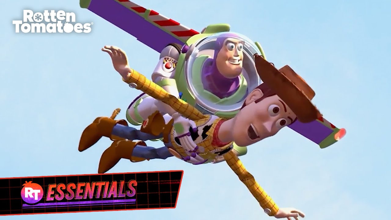 Buzz Lightyear And Woody Flying