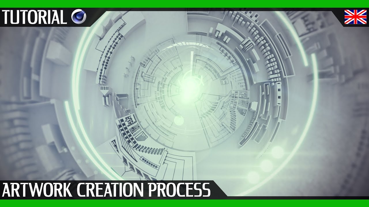 Futuristic Artwork Making Process | After Effects , Cinema 4D Tutorial ...