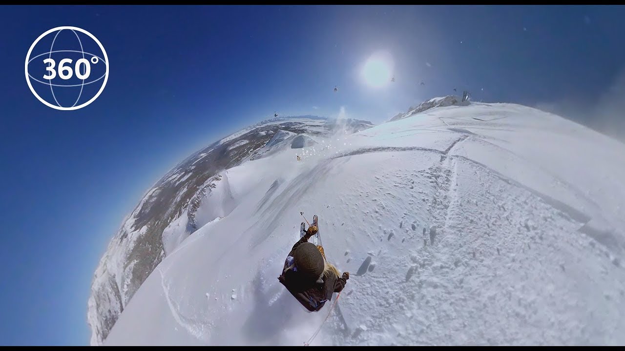 The Ultimate Powder Run in 360 Degrees - YouTube
