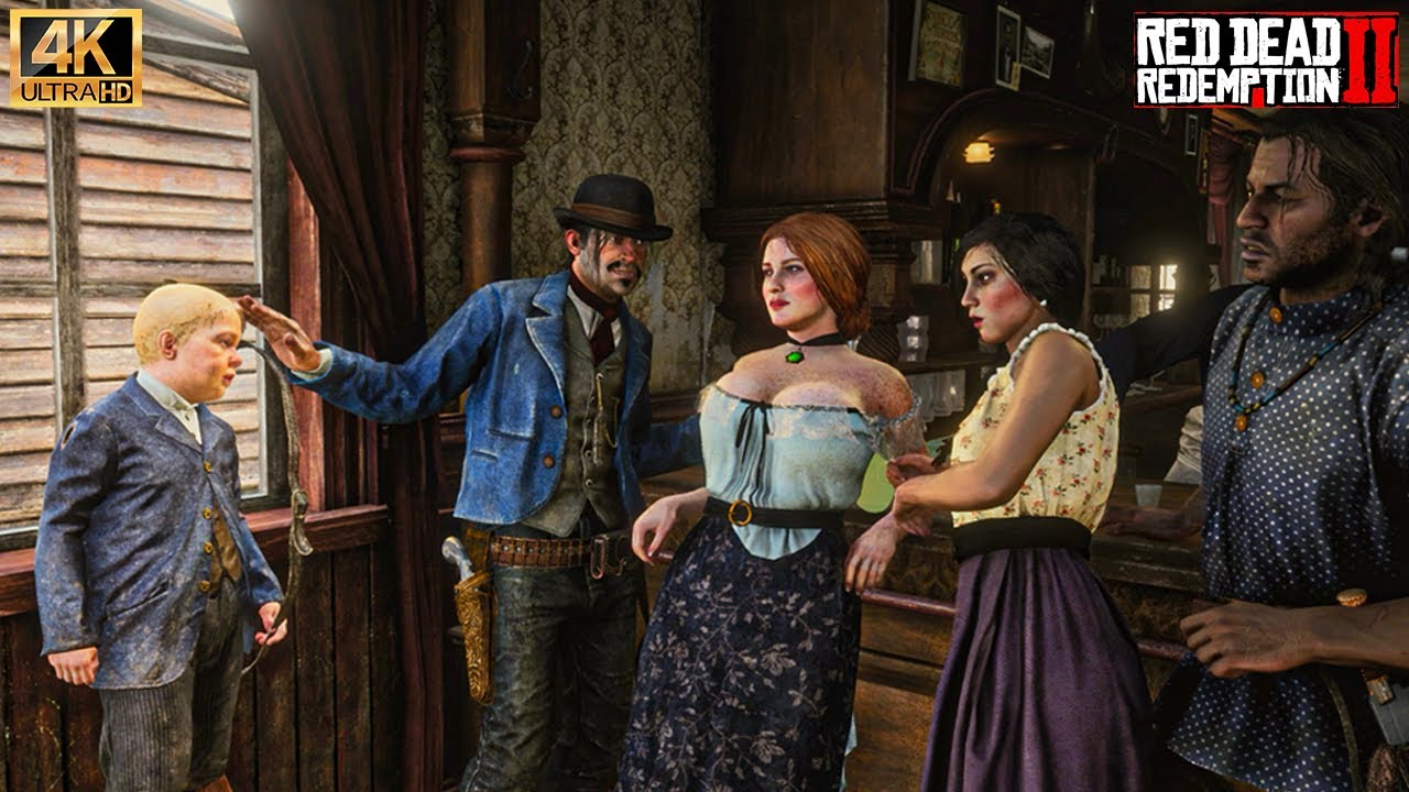 So A Kid Walks Into A Bar | Red Dead Redemption 2 Mission With This Mod ...