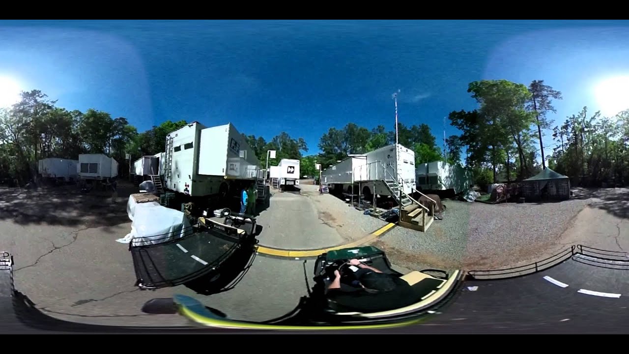 The Masters TV Broadcast Compound in 360 view - YouTube