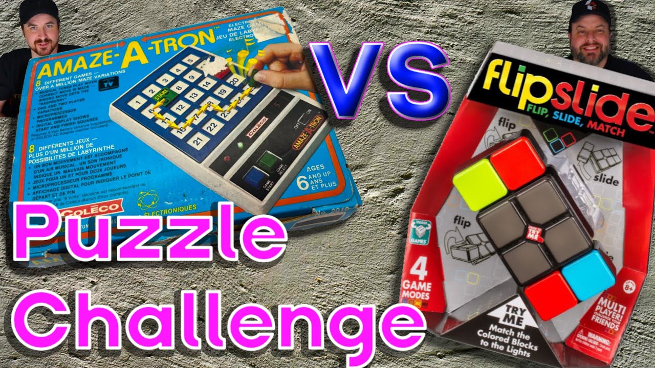 $20 VS Challenge. Amaze-a-Tron VS Flipside! 1970s electronic puzzle ...