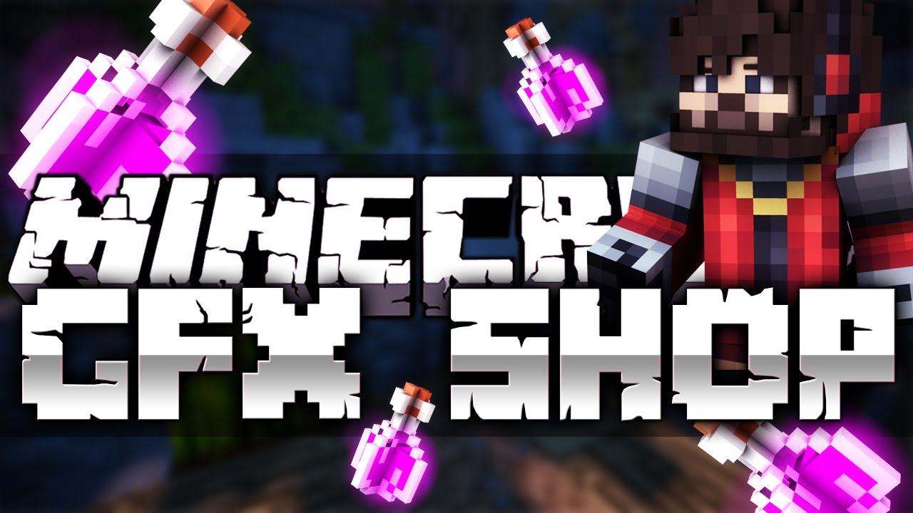 Minecraft: GFX SHOP - Character, Items, Blocks + Thumbnails! - YouTube