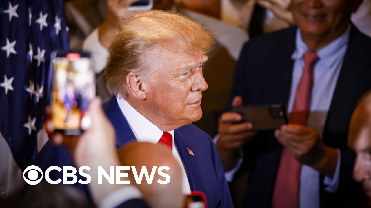 Donald Trump back in Florida to deliver speech - YouTube
