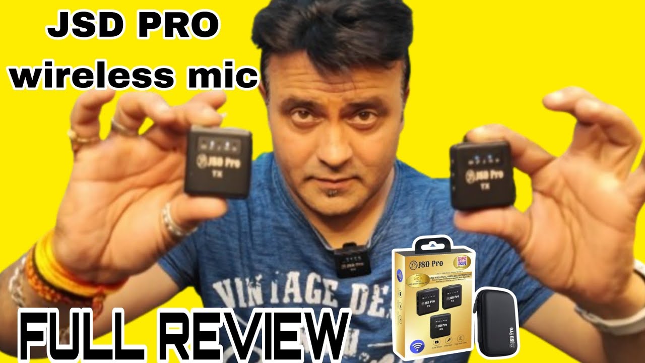 JSD PRO WIRELESS MIC #JSD #wirelessmic #youtube #jsdpro #4k - YouTube