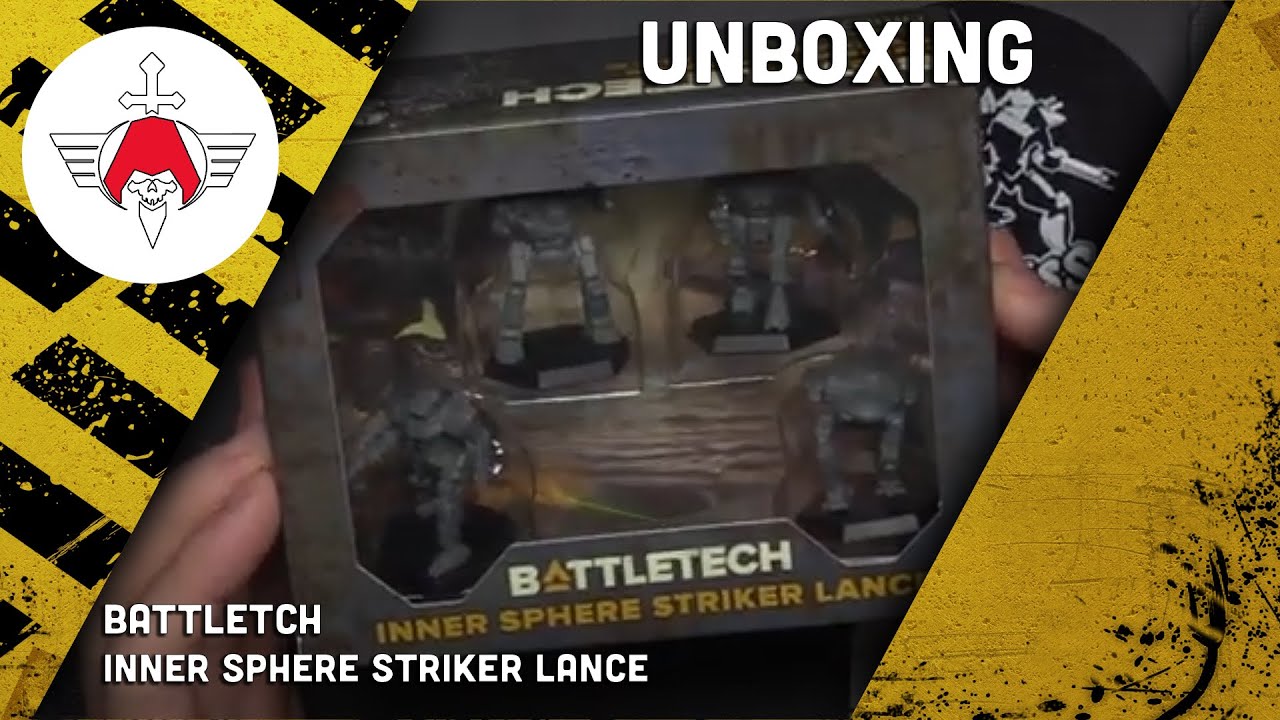 Battletech: Inner Sphere Striker Lance - Unboxing - YouTube