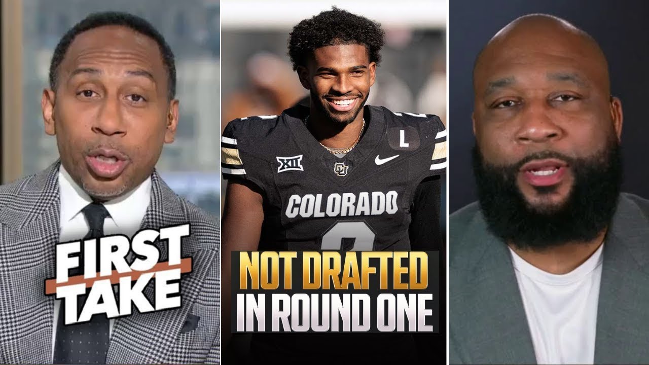 FIRST TAKE | Stephen A. ROASTs Cowboys drafting OG Tyler Booker over WR ...