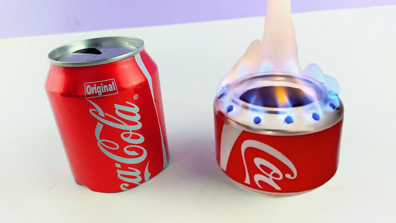 Amazing Coca Cola | How to Make a Gas Stove With Alcohol - YouTube