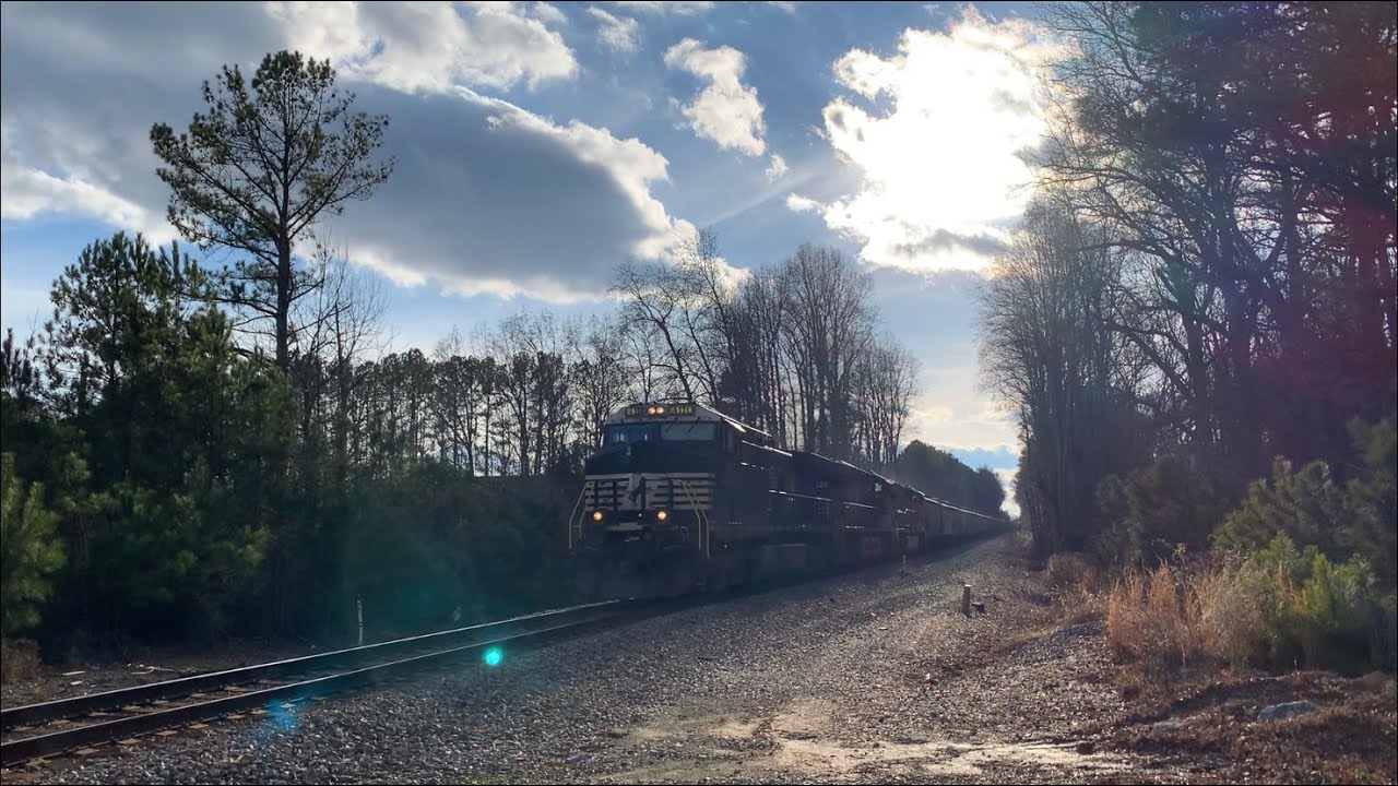 NS 4111 Leads 44R (Grain Train) Thru Norcross, GA 1/7/2024 - YouTube